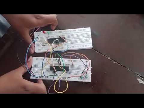 serial communication using PIC microcontroller - YouTube