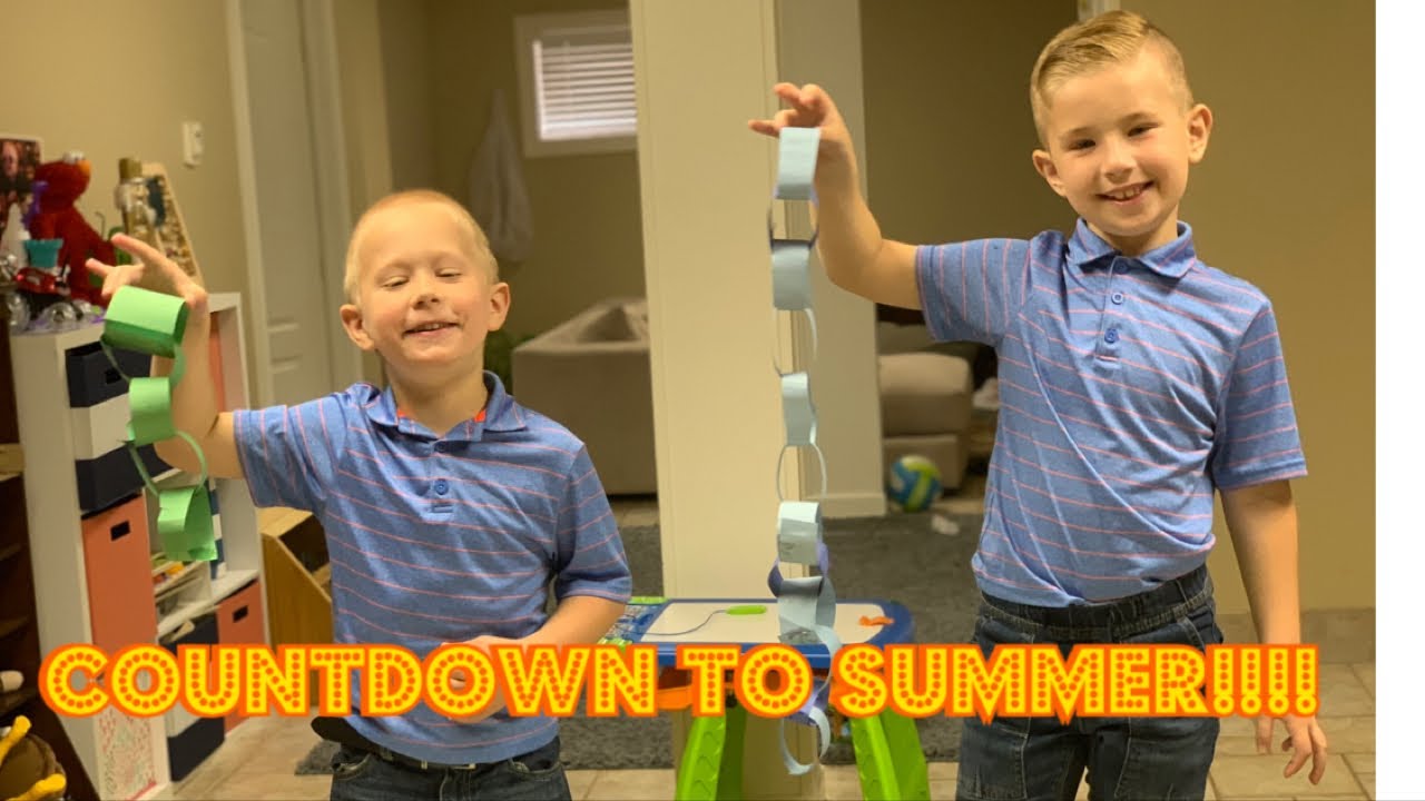 Matthew And Maks Make A Countdown To Summer Banner!!! - YouTube