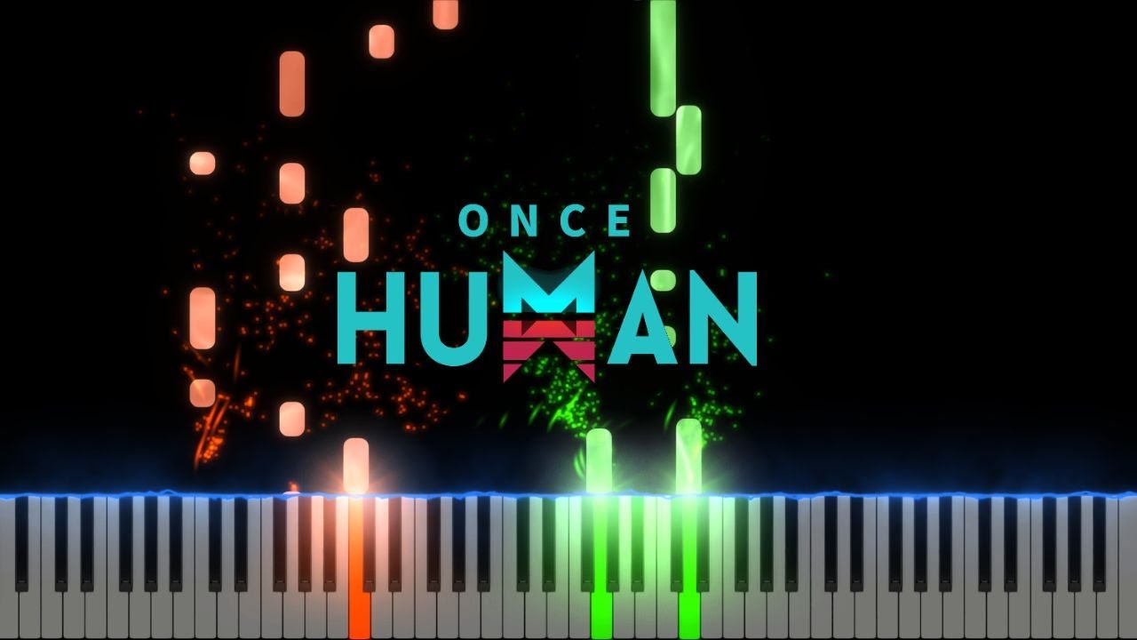 Once Human OST Survival Game Piano Cover Midi tutorial Sheet app ...