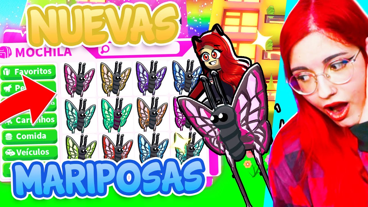*NUEVAS* MARIPOSAS de ANIVERSARIO!! *YA* en ADOPT ME!! con *MUEBLES* DE ...