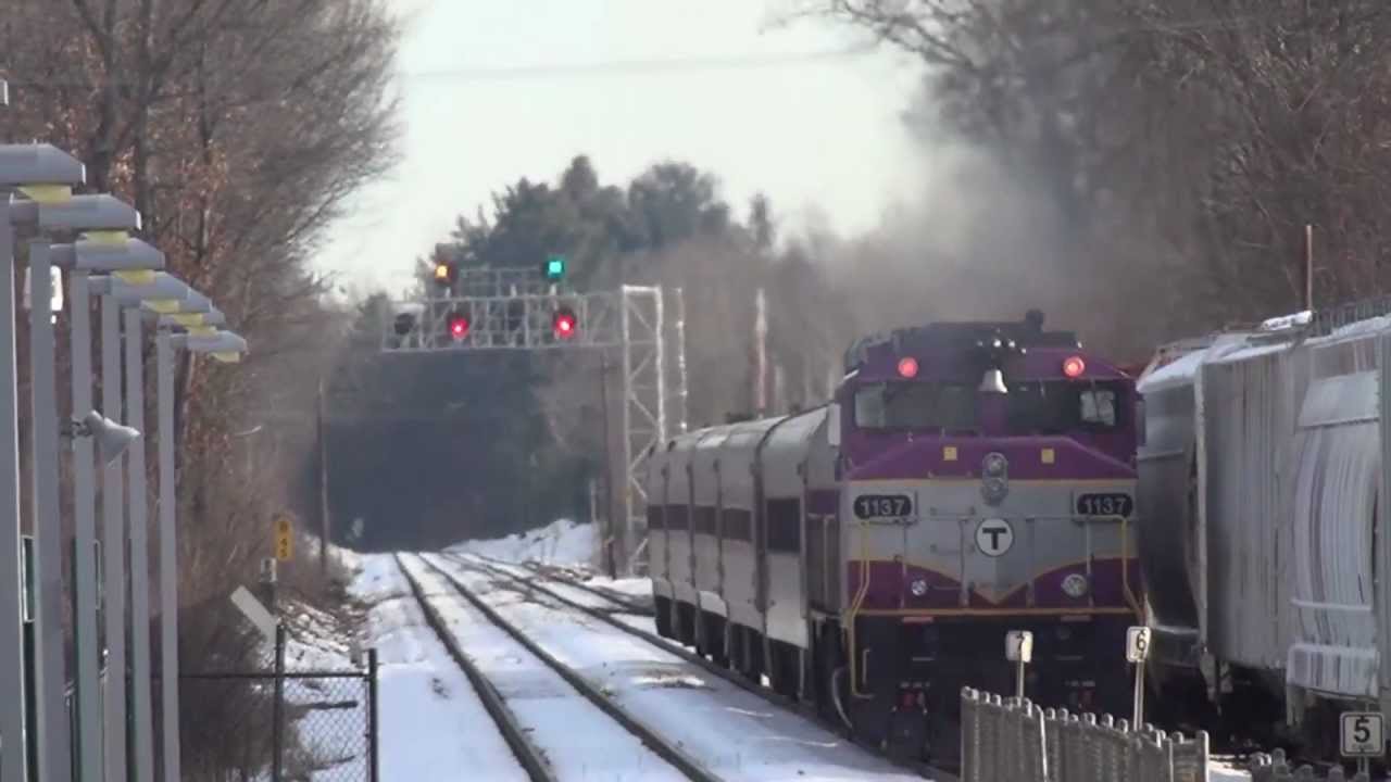 Leominster: MBTA Commuter Train (1137) Inbound to Boston @ Leominster ...