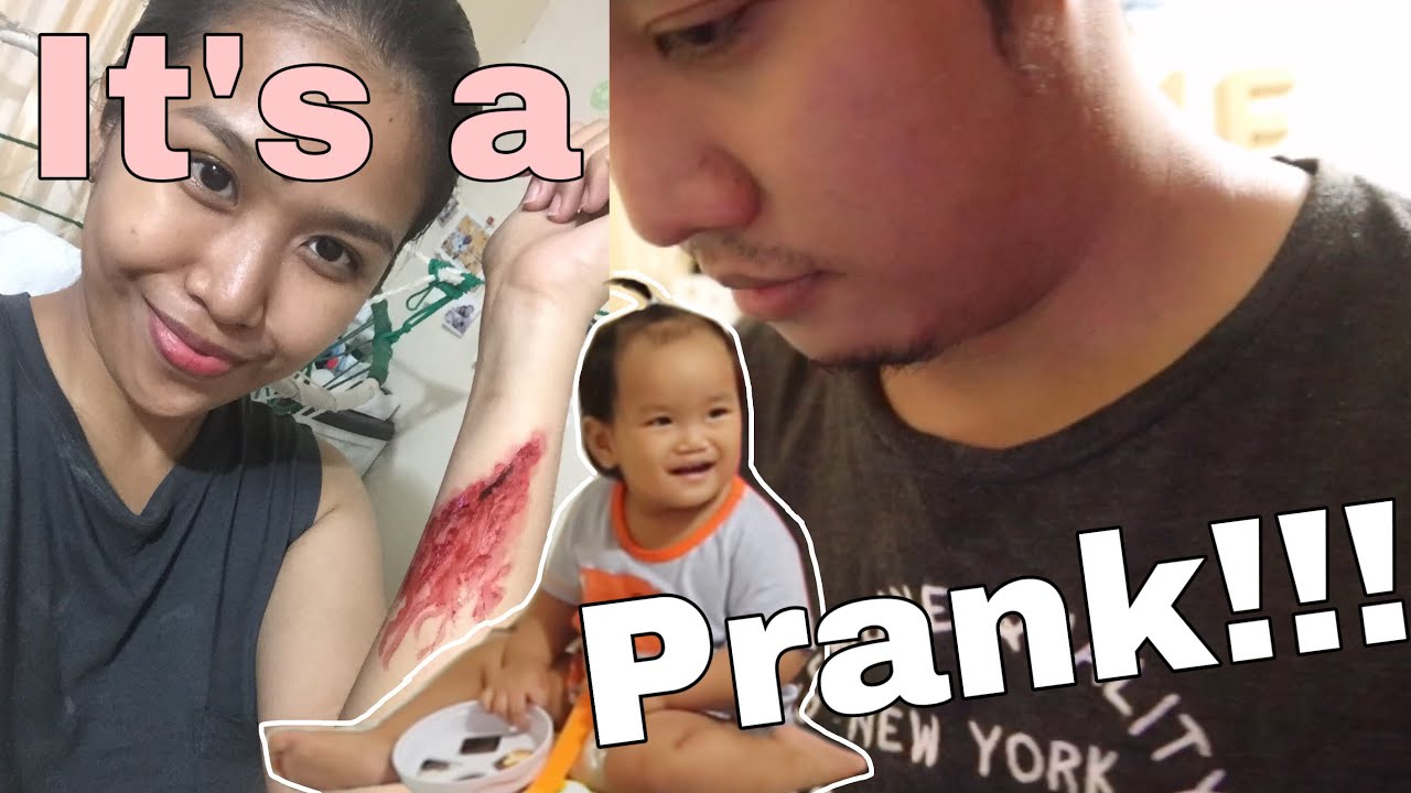Vlog#56: First Time ko mag Prank (Fake Wound Prank) - Kath Irinco - YouTube