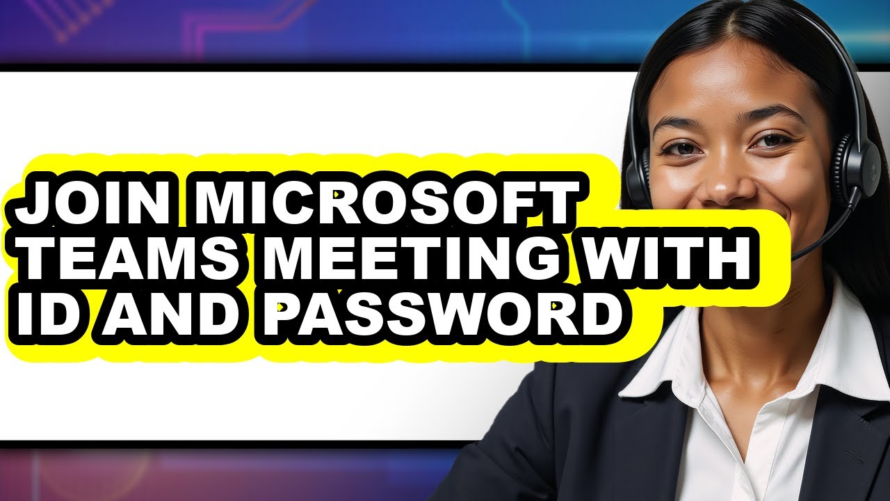 How to Join Microsoft Teams Meeting with Id and Password (easy Method ...