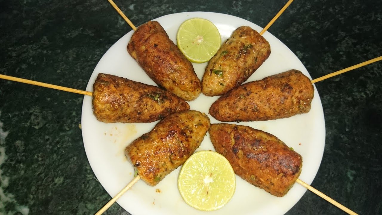 Chicken Kulfi Kabab | Hafsa Kitchen | Hindi / Urdu - YouTube