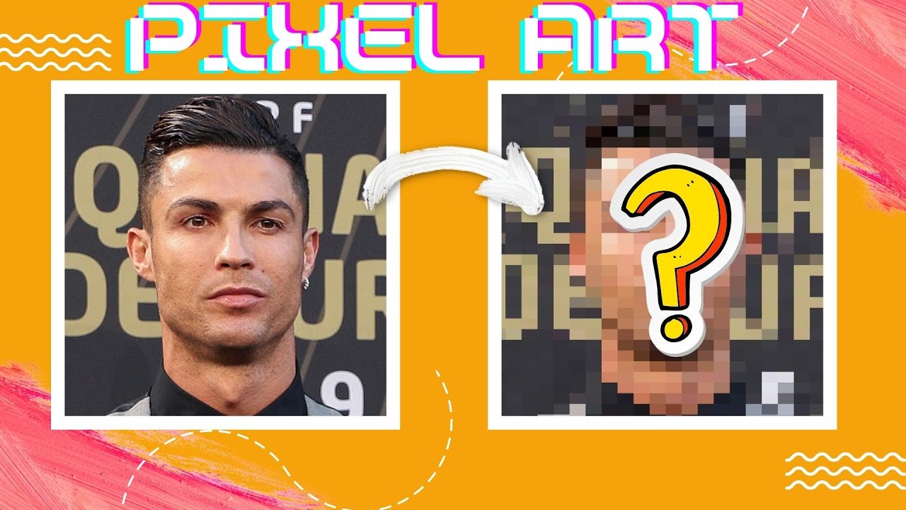 Cristiano Ronaldo CR7 Pixel Art -- Watch till the End - YouTube