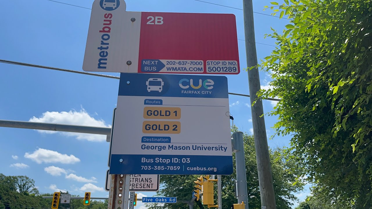 NEW - NO MONEY! “CUE” Bus Ride, Five Oaks RD. to Fairfax Boulevard ...