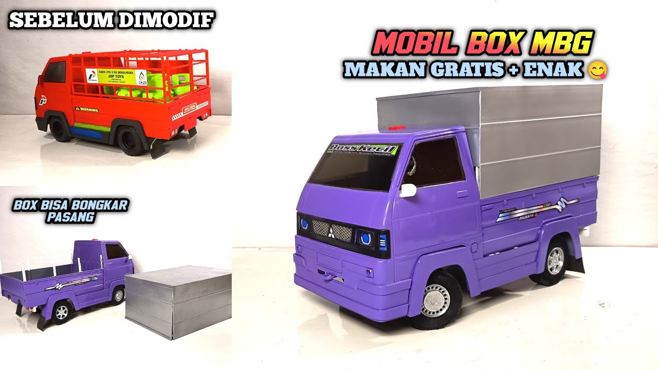 MODIF PICKUP LPG JADI MOBIL BOX MBG mboiss - YouTube