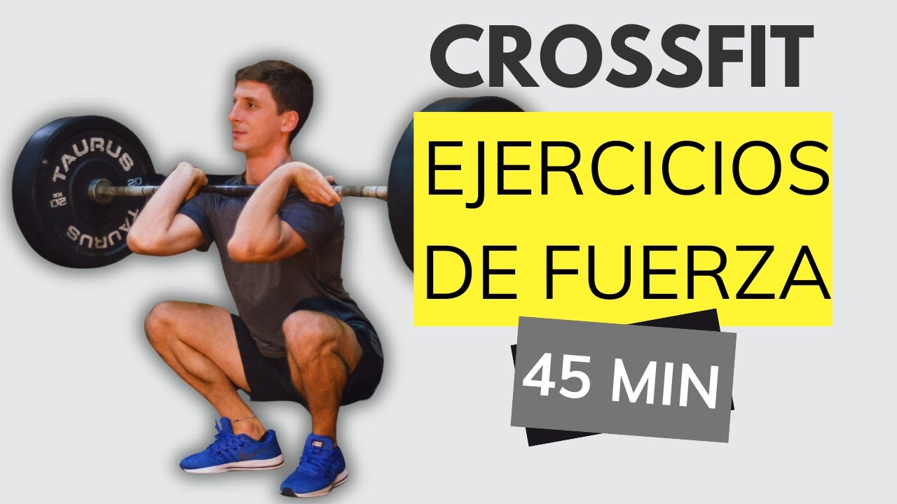 45 MIN CROSSFIT EN TIEMPO REAL || Ejercicios de Fuerza y Resistencia ...