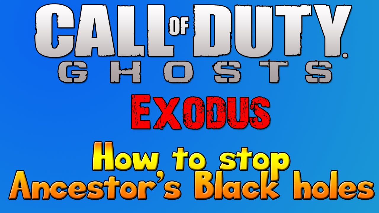 Epic! Cod Ghosts Extinction Exodus How to Stop The Ancestor's from ...