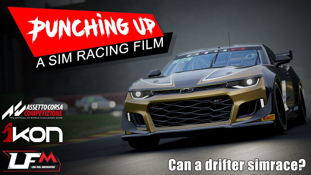 Can a sim drifter race? "Punching up" - A sim racing film. - YouTube