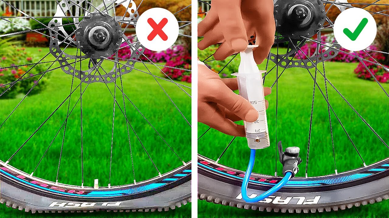 Genius Bike Hacks That Will Save Your Day - YouTube