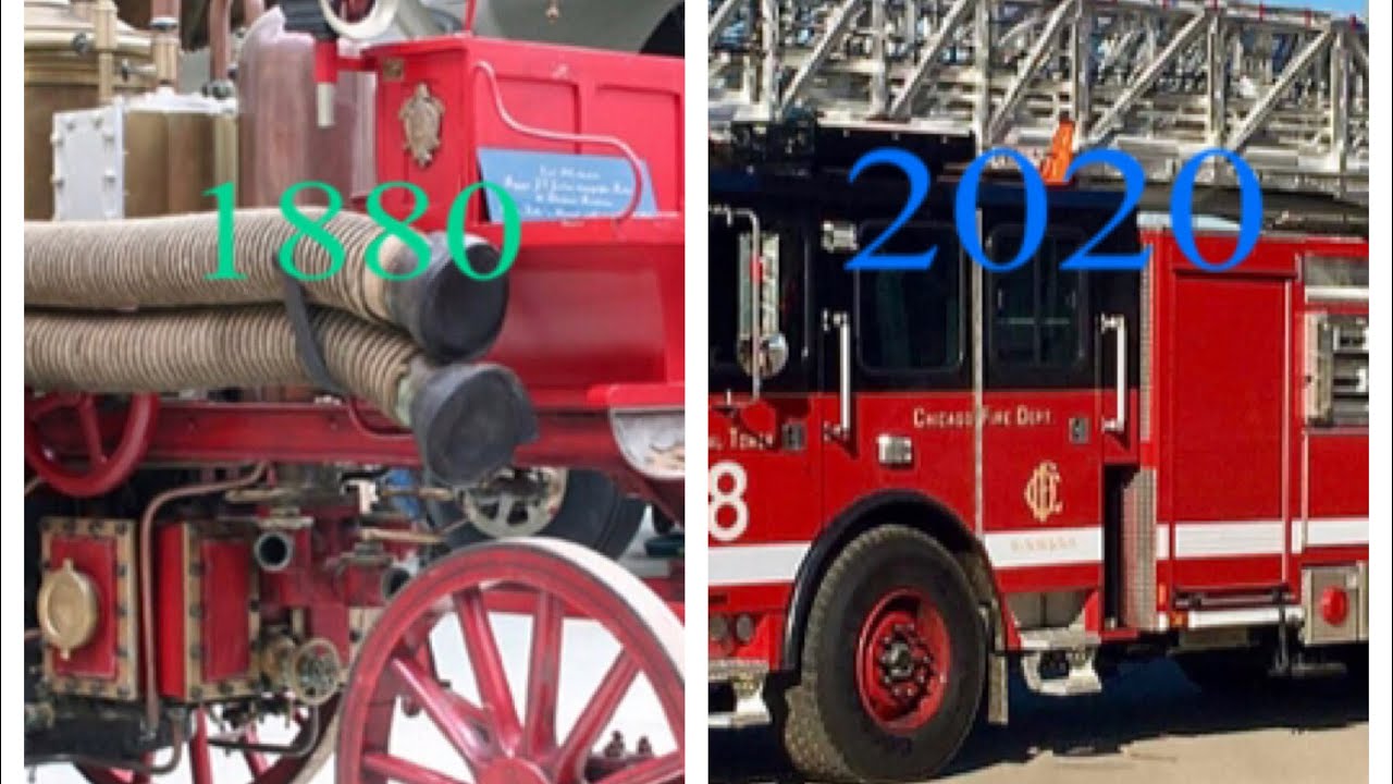 Evolution Of Fire Trucks 🚒 1880-2020 - YouTube