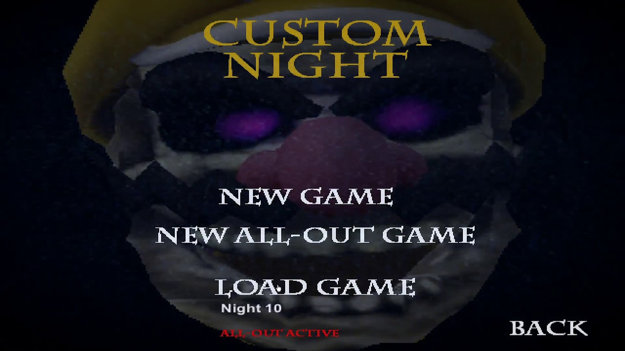 Fnaw 3 All-Out mode laundry complete - YouTube