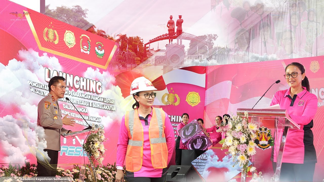 Launching Program Pekarangan Pangan Lestari (P2L) di Akademi Kepolisian ...