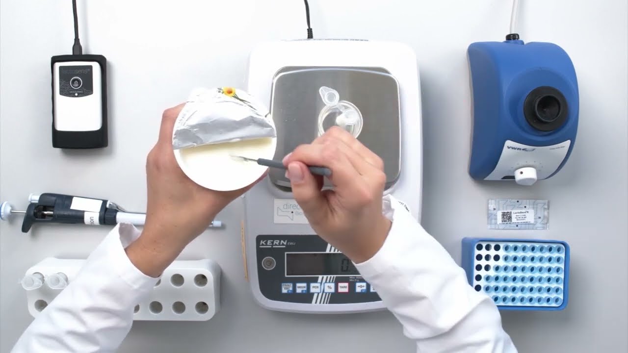 LactoSens® - Sample preparation of semi-solid products (Russian) - YouTube