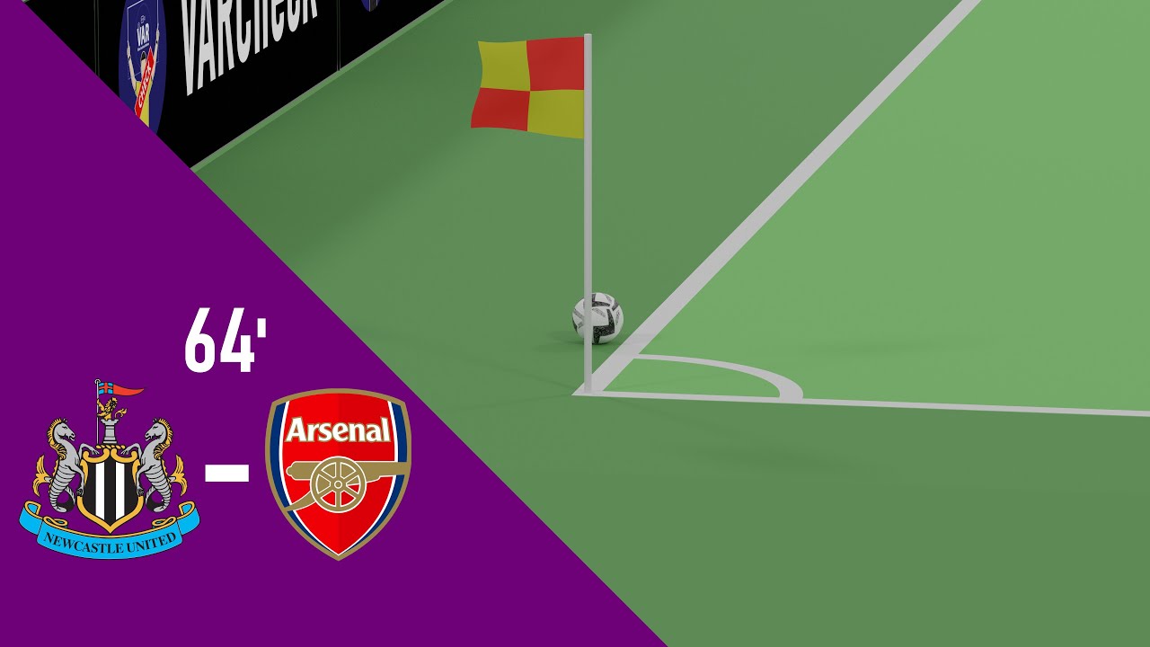 Je li lopta van terena u ovom slučaju? #arsenal #newcastle #london ...
