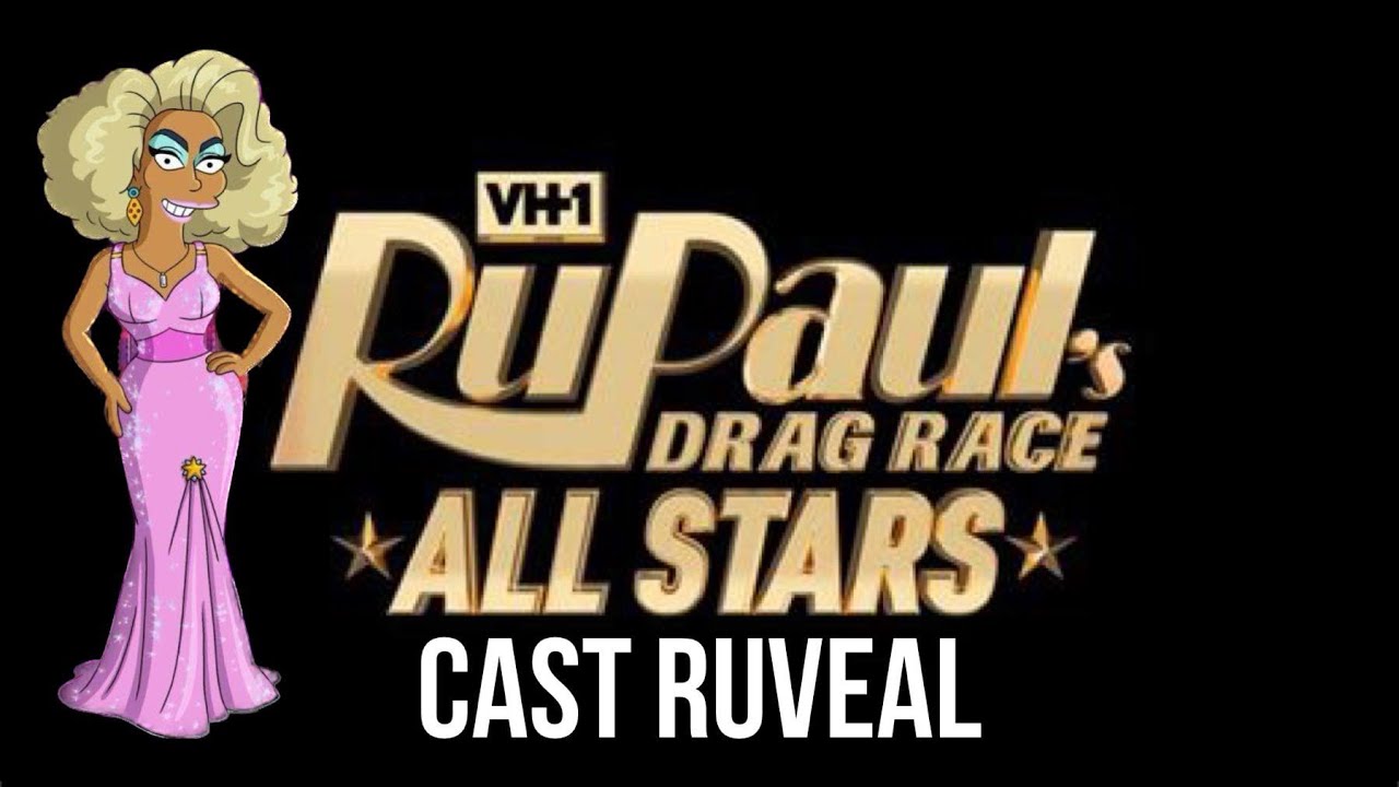 Rupauls Cartoon Drag Race All Stars 1 // Cast Ruveal - YouTube