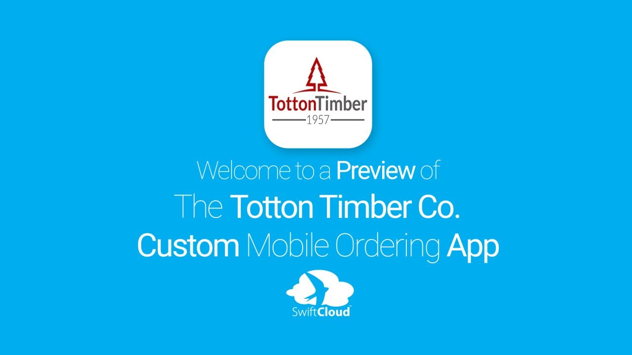 Totton Timber Co. - Mobile App Preview - TOT873W - YouTube