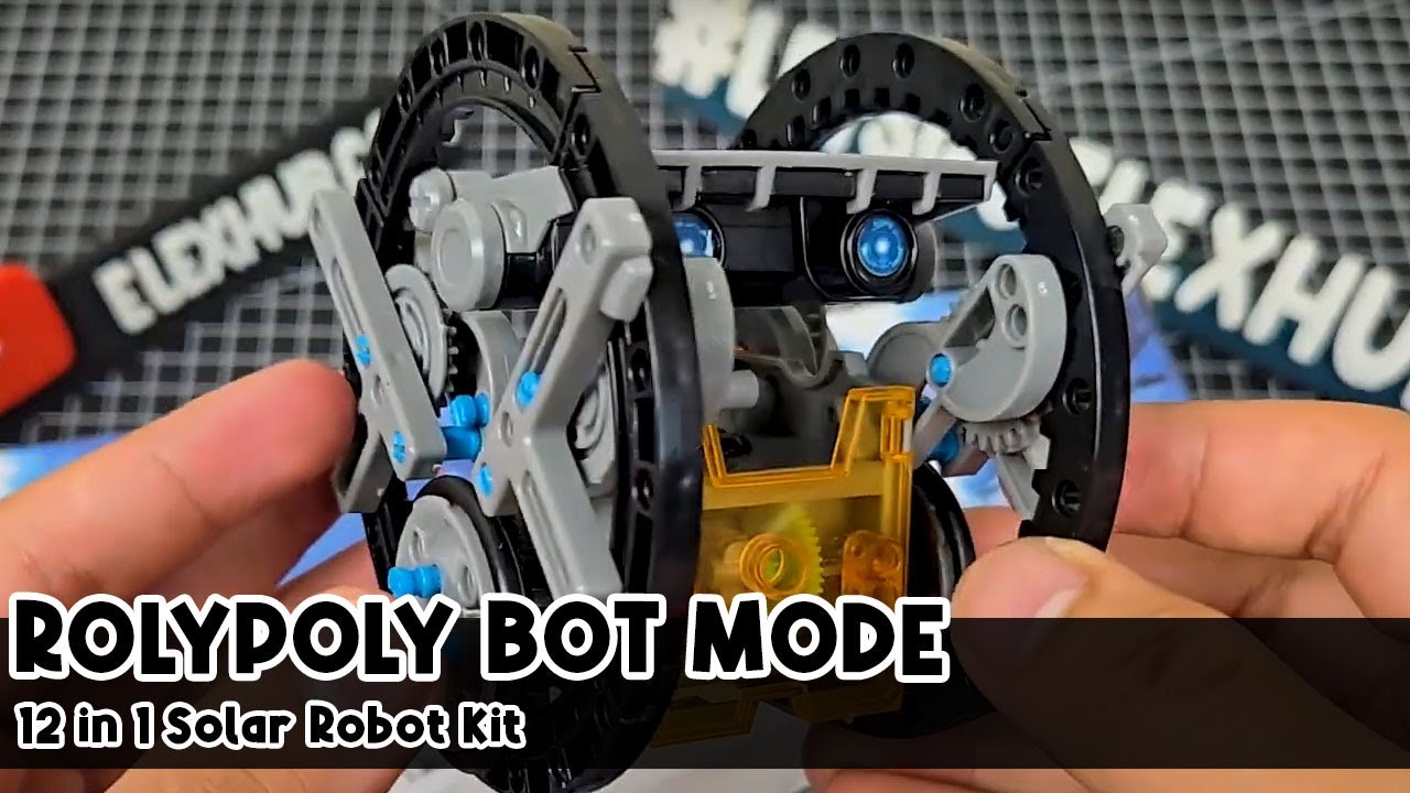 ROLYPOLY BOT - 12 in 1 Solar Robot Assembly Part 11 - STEM Educational ...