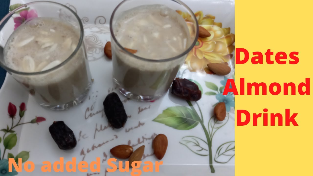 Dates and Almond Milk Shake Ramadan Ifttiar Special-afrakitchen/No ...