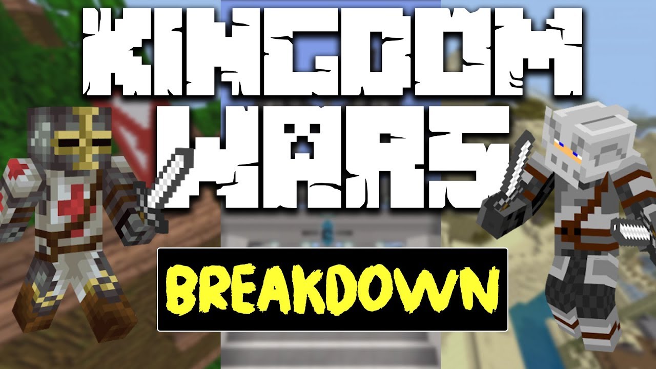 NEW CUSTOM "KINGDOM WARS" Minecraft Realm BREAKDOWN - YouTube