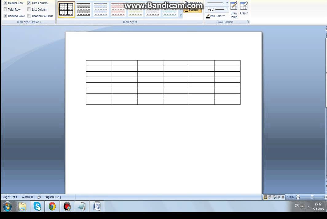 -Kako napraviti raspored casova u word-u?- (TUTORIJAL) - YouTube