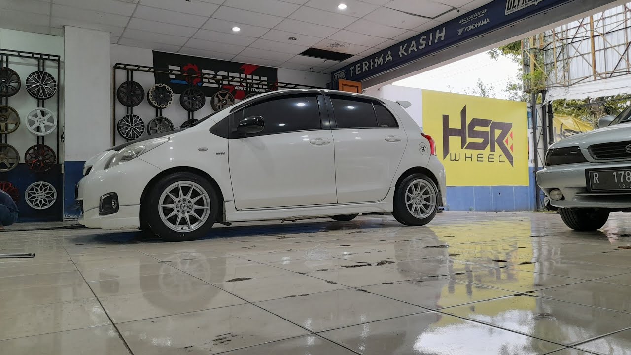 MODIFIKASI TOYOTA YARIS BAKPAO SUDAH PAKAI PER CEPER LOWERING KIT HSR ...