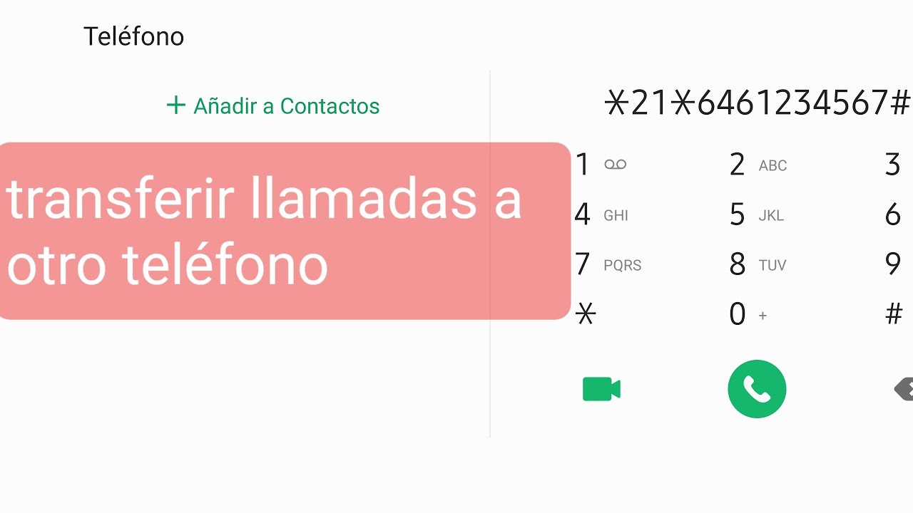 Como desviar llamadas de un Teléfono a otro - YouTube