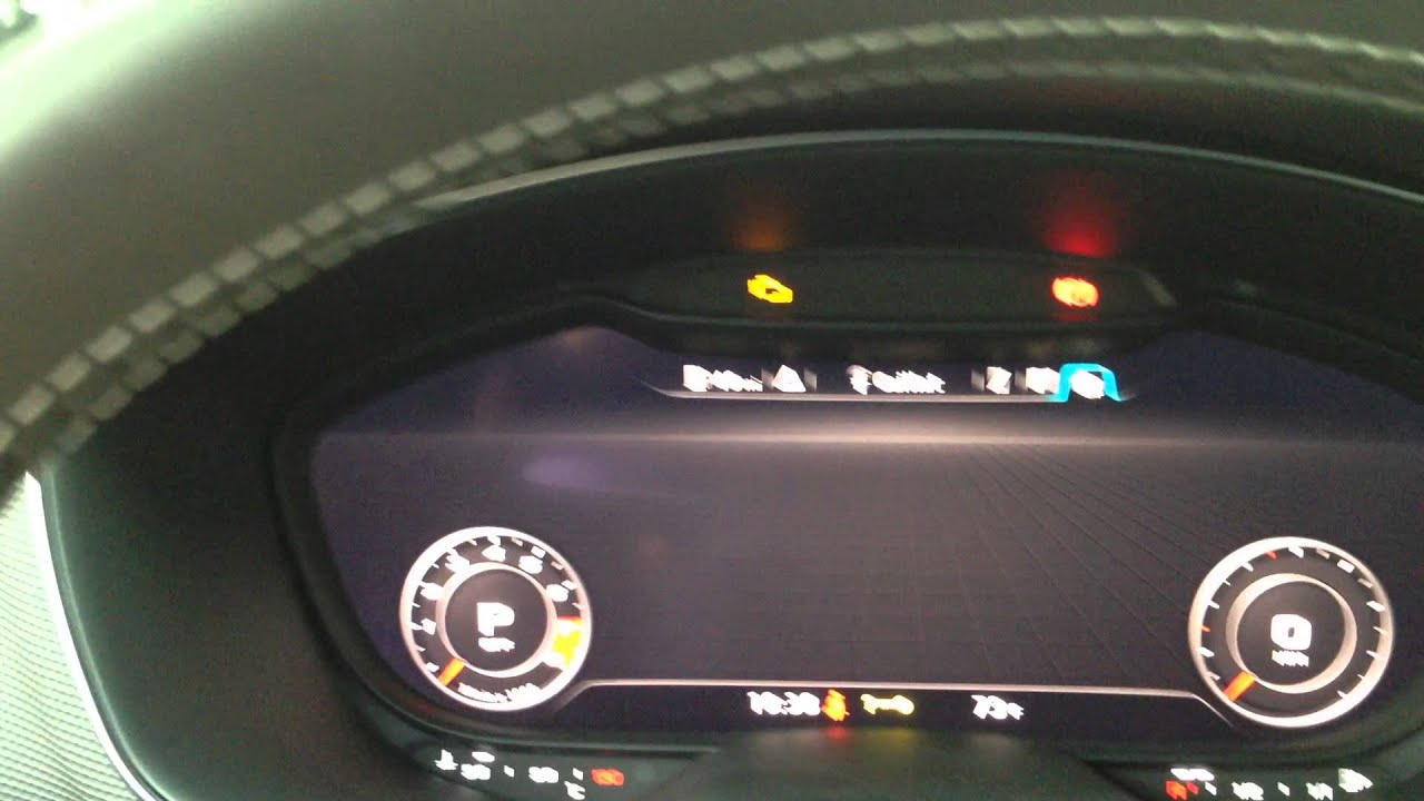 2016 Audi TTS digital instrument panel - YouTube