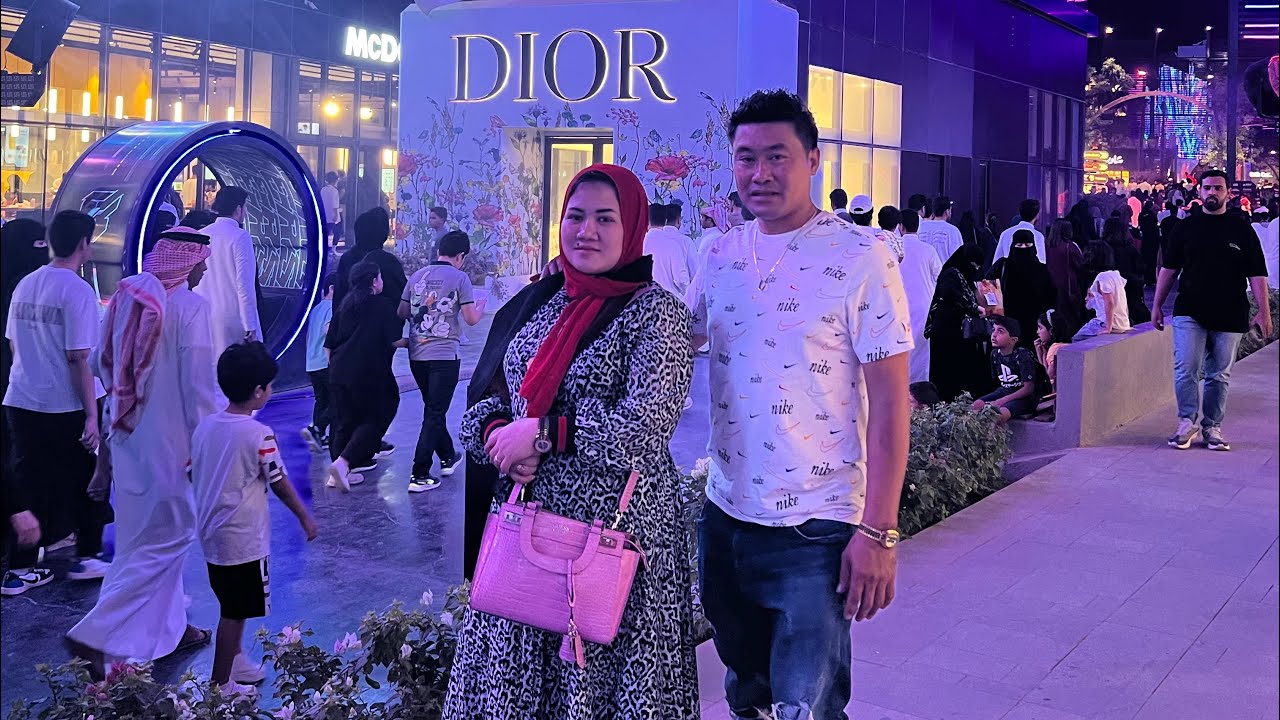 ARABO VS PINOY DANCING IN RIYADH BOULEVARD SAUDI ARABIA PART 2 SOBRANG ...