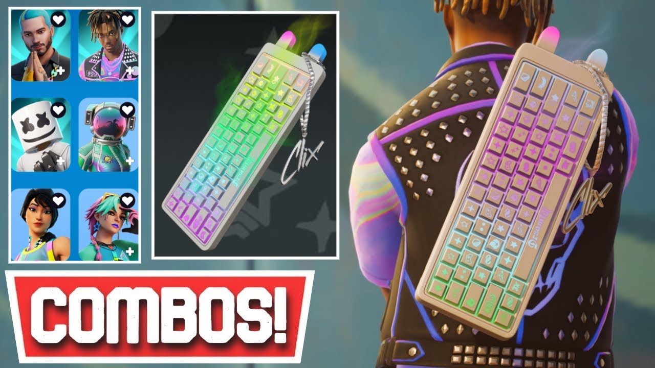 *NEW* BEST CLIXY KEYS BACKBLING COMBOS! | Fortnite - YouTube