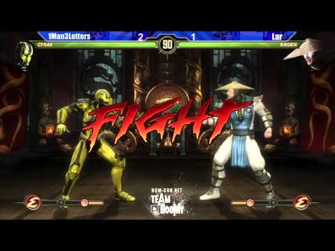 DoC13 MK9 Tournament Lar Cyrax vs 1man3letters Raiden