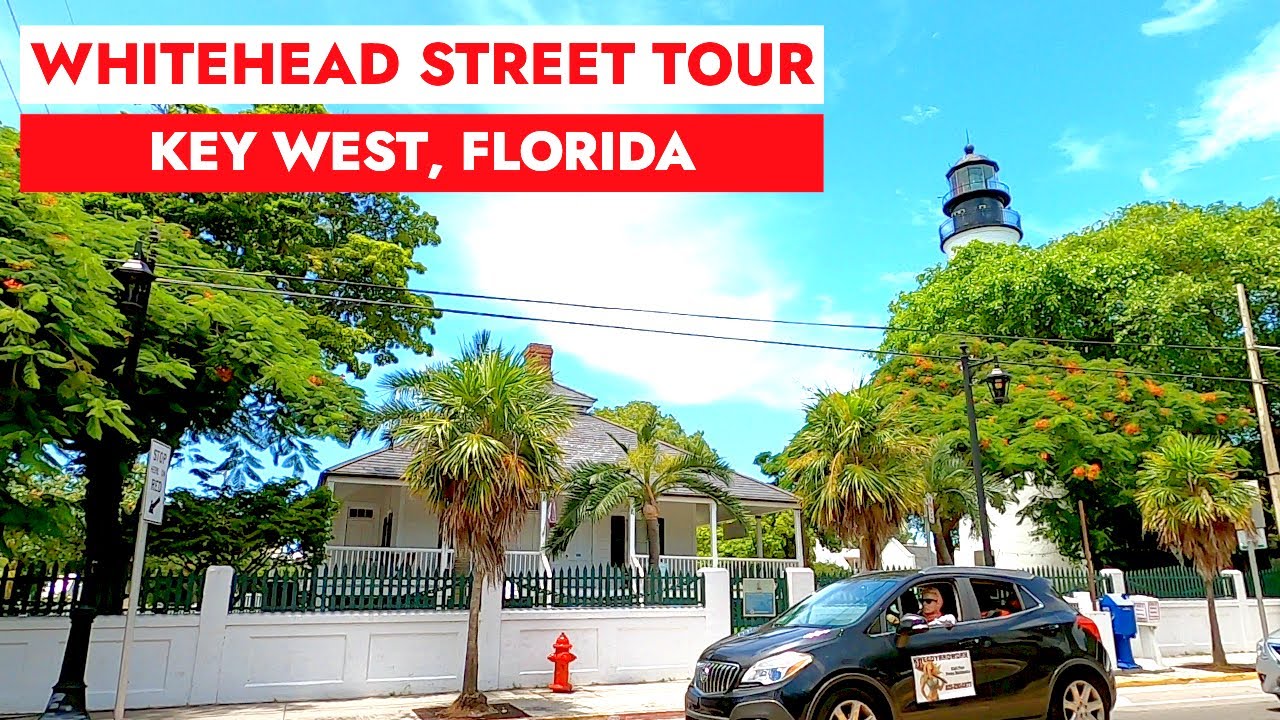 🚶Walking Tour of Whitehead Street, Key West, Florida - YouTube