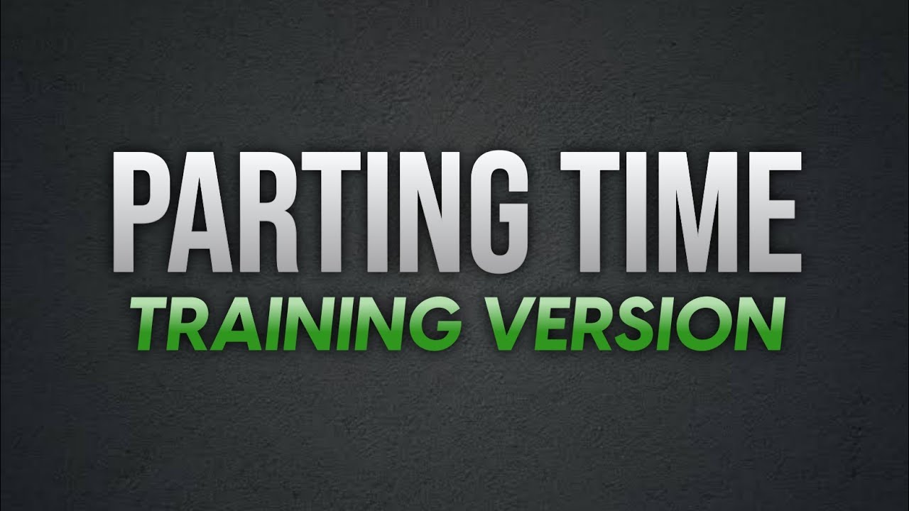 PARTING TIME - Rockstar | TRAINING | koolSound - YouTube