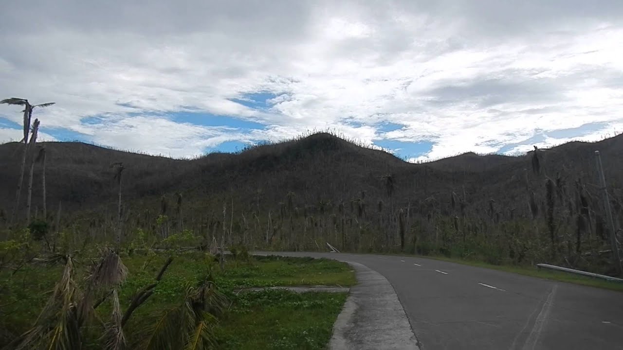 Super-typhoon Haiyan destroying tropical forests - YouTube