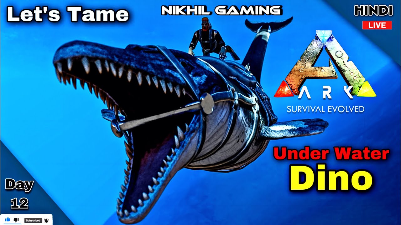 🔴 Let’s Tame Under Water Dino | Ark Survival Evolved Day 12 | JoinMe ...