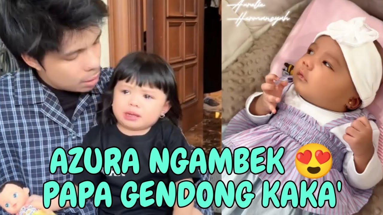 AZURA LAGI NGAMBEK NIIH !! ENAK TIDUR DIGANGGUIN KAKAK AMEENA - YouTube