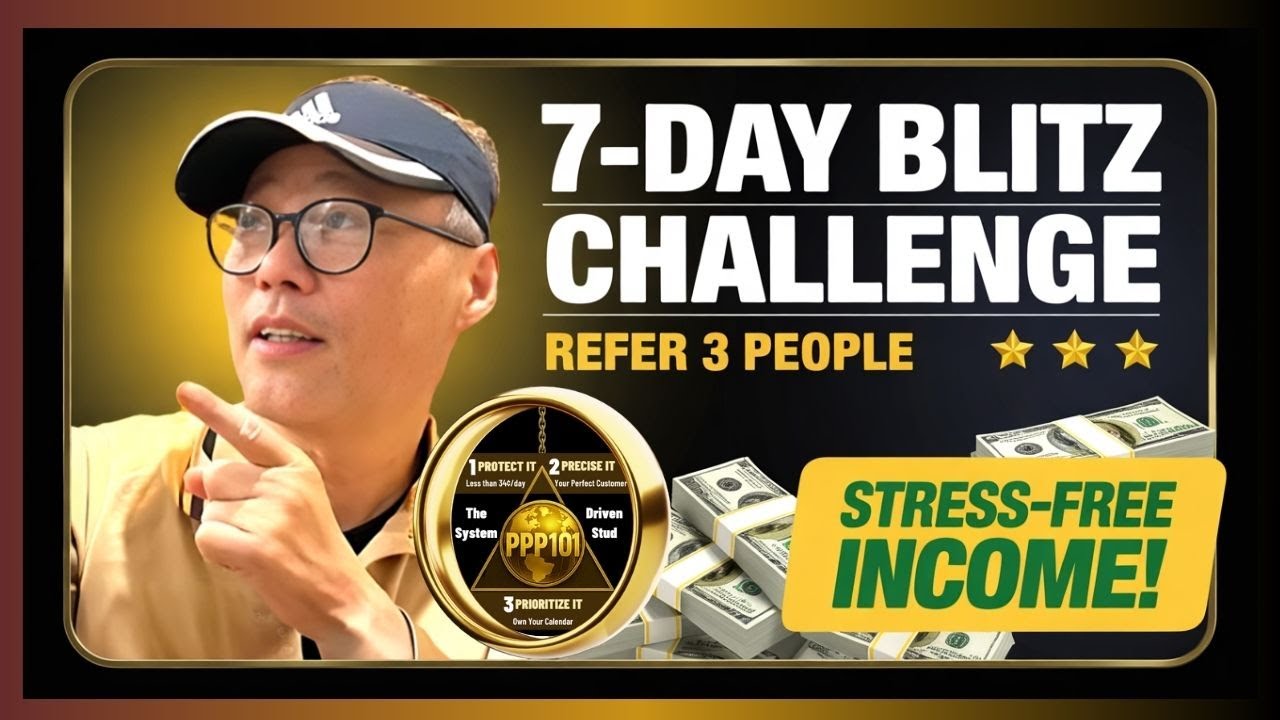 🚀 7-Day BLITZ Challenge: Refer 3 People = STRESS-FREE Income! 💰 - YouTube