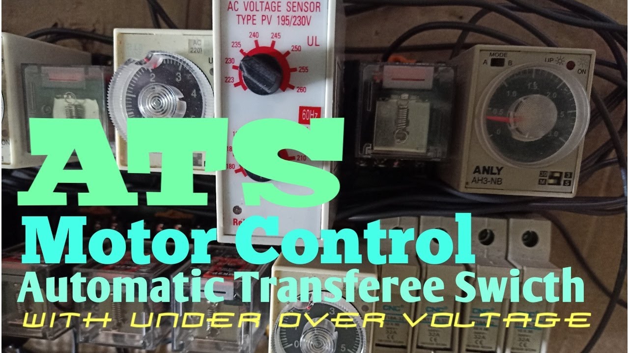 ATS relay control with under & over voltage protection - YouTube