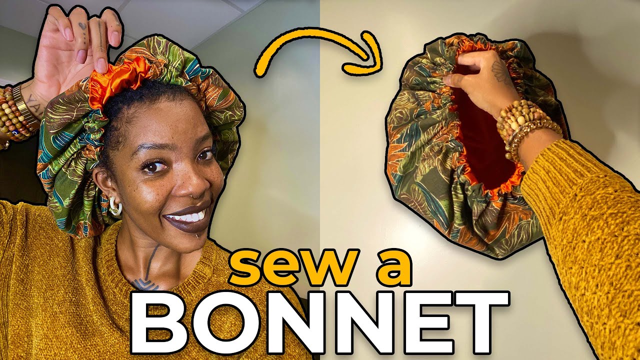 How To Sew A Satin Hair Bonnet (IG Live Recap) | @sewquaint - YouTube