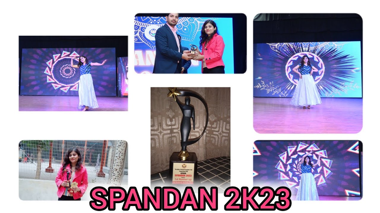 SOLO DANCE💃🏻 | SPANDAN 2K23 | TROPHY | CA STUDENT'S FEST🎊🎉🔮|PRAYAGRAJ ...