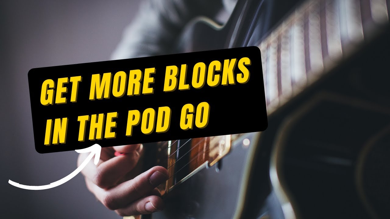 HOW TO GET MORE BLOCKS ON THE POD GO - YouTube