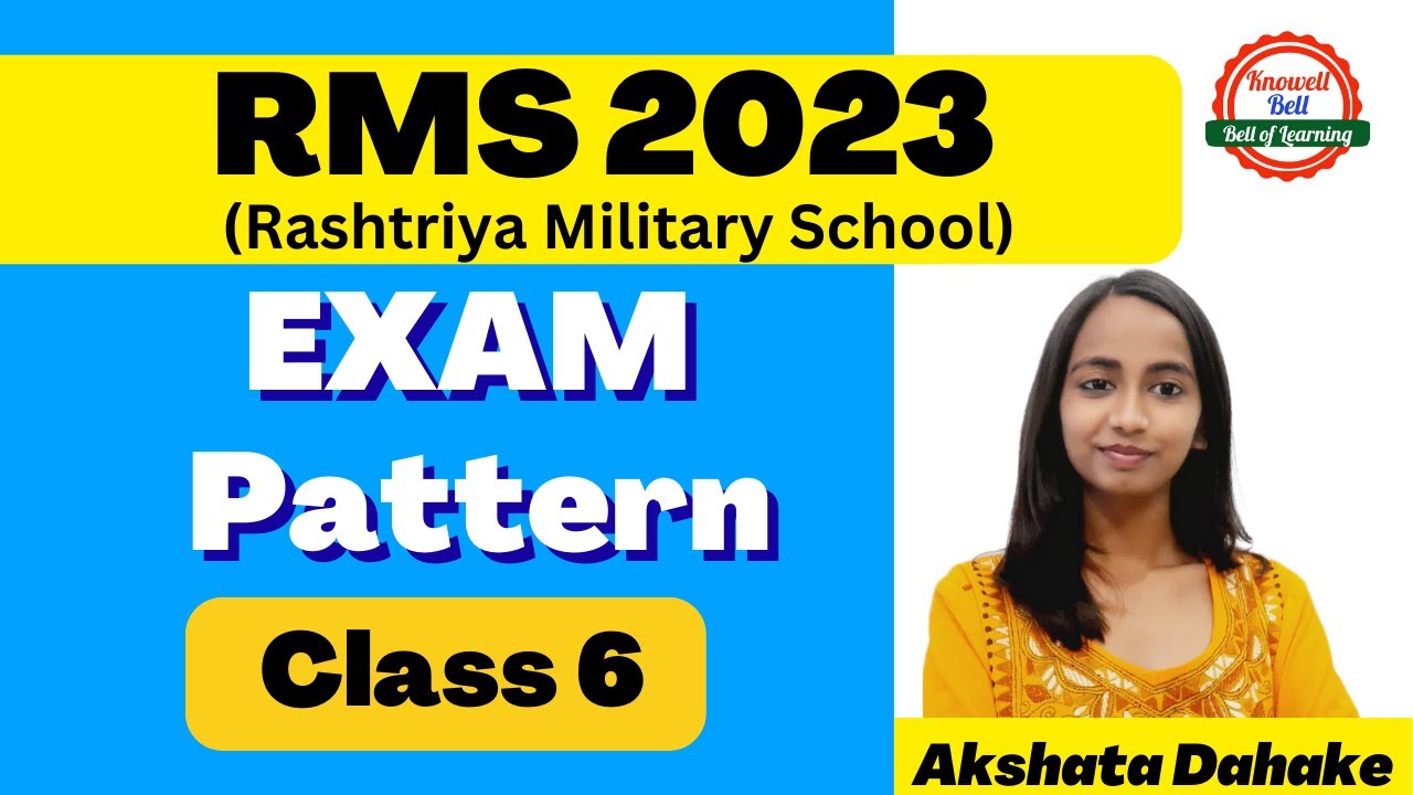 Rashtriya Military School Class 6 Paper Pattern | RMS CET 2023 ...