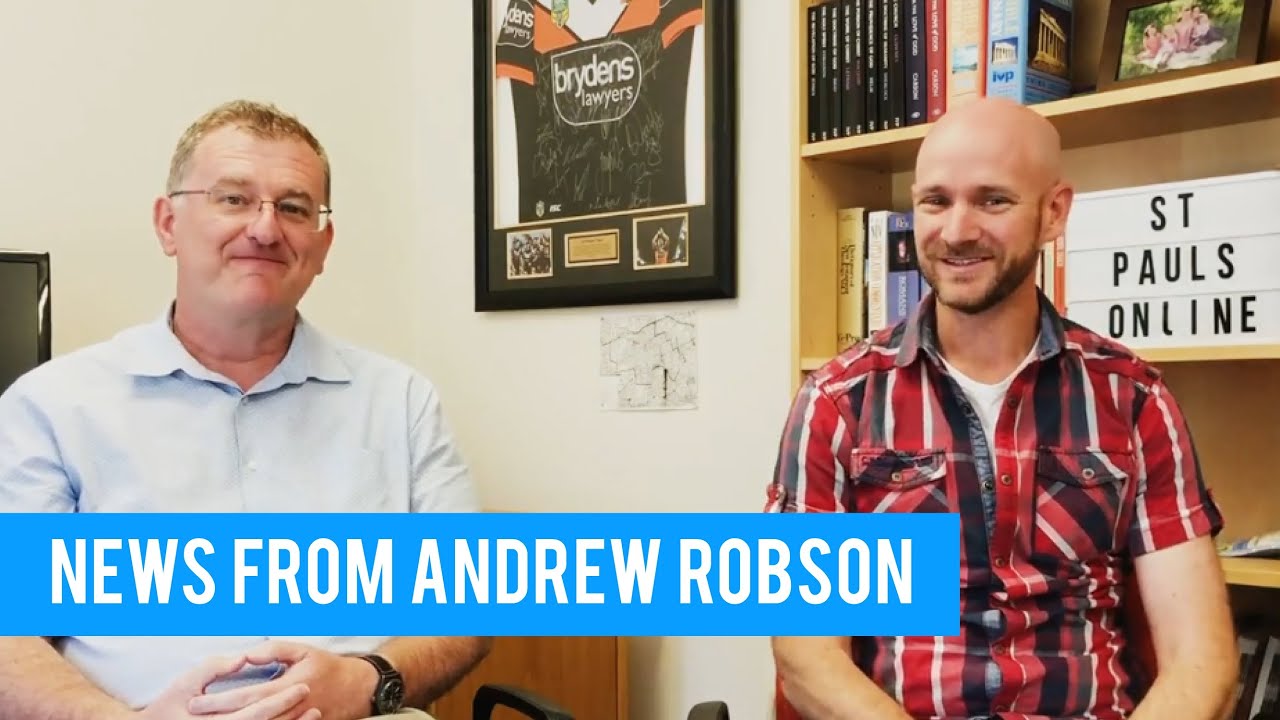 Andrew Robson is taking up a ministry role at a new church - YouTube