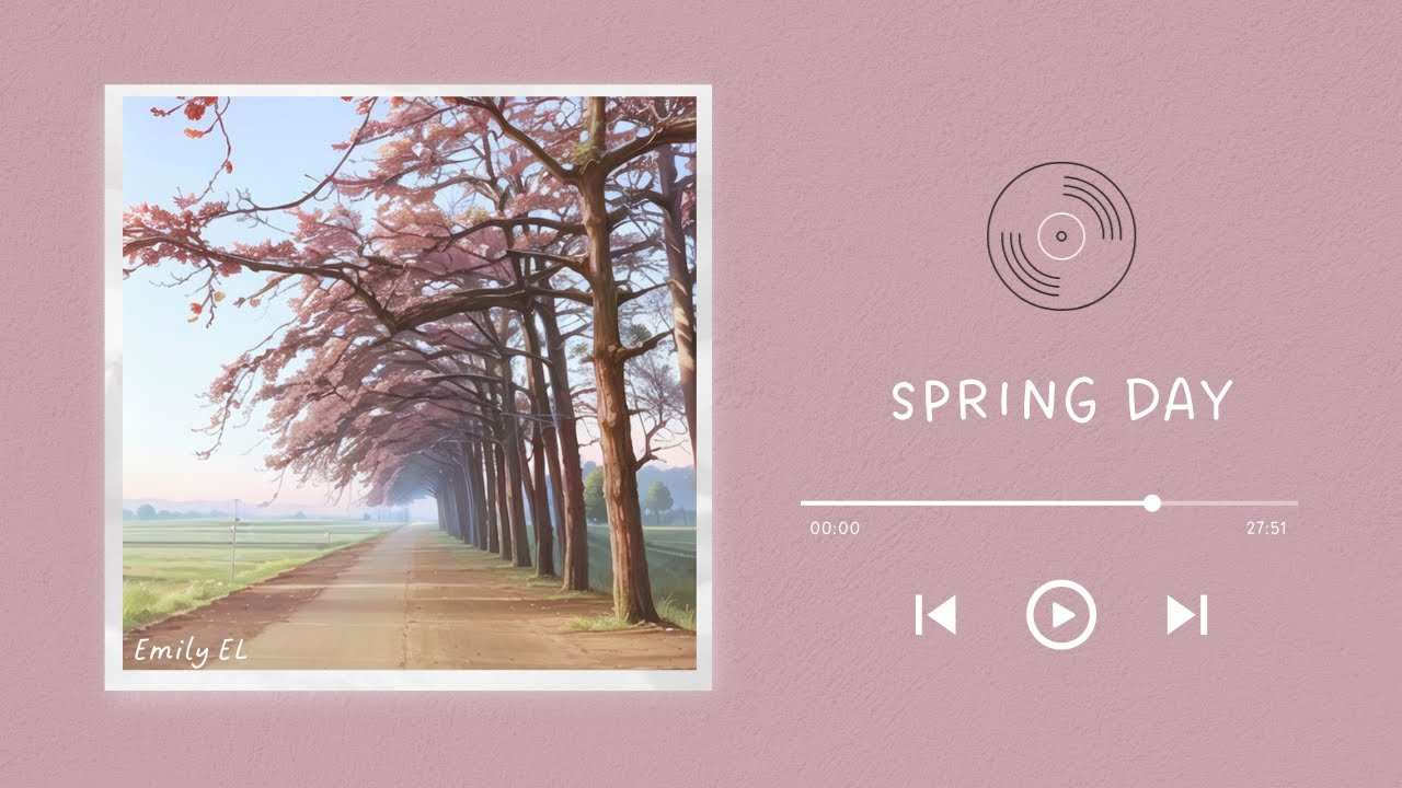 [BGM] spring day playlist 🌸 | calm piano music - YouTube