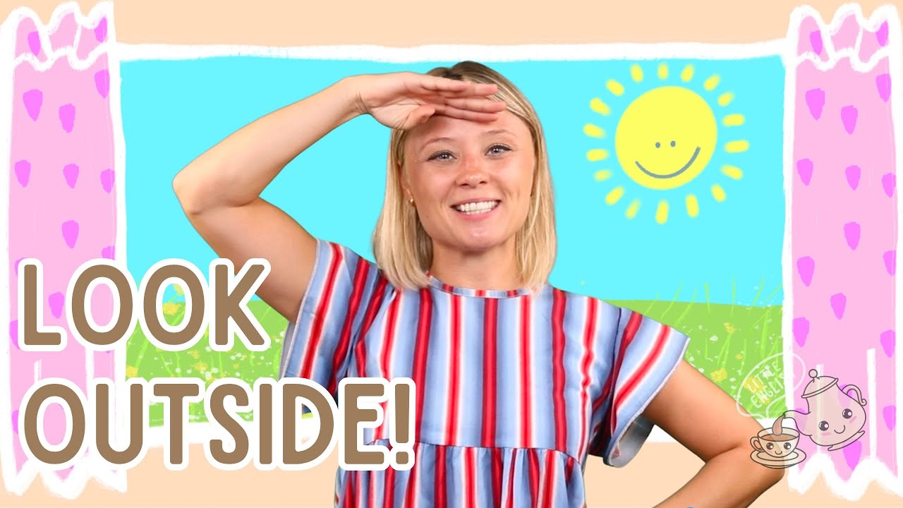 Look Outside! | Little English | Rhyme Time | Videos for kids | Toddler ...