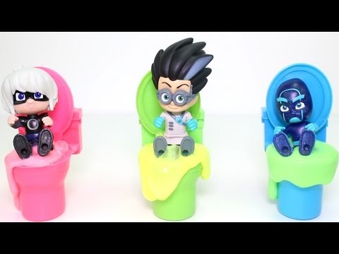 LEARNING COLORS PJ Masks Candy Toilet Potty - Surprise Toys with Paw ...