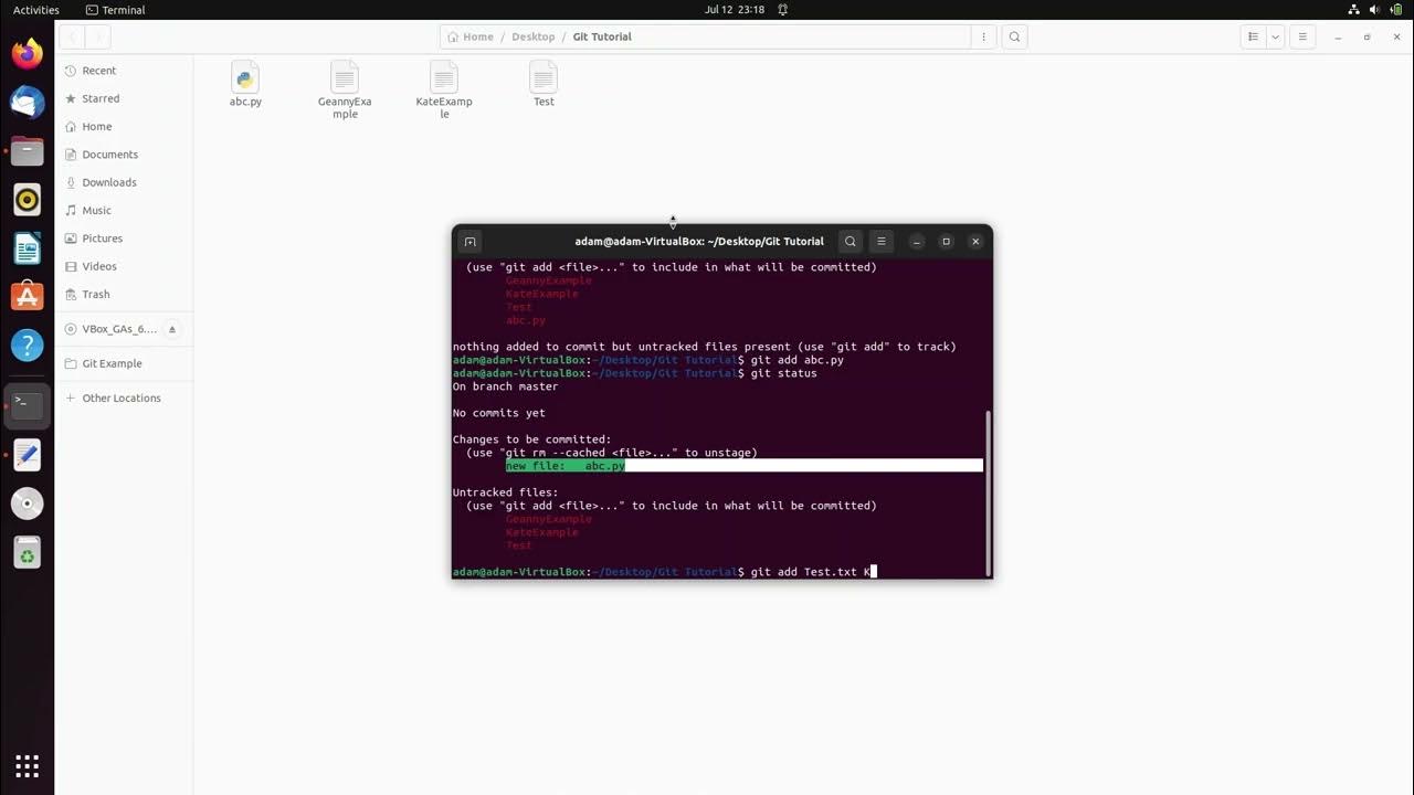 How to use Git Add Command - YouTube