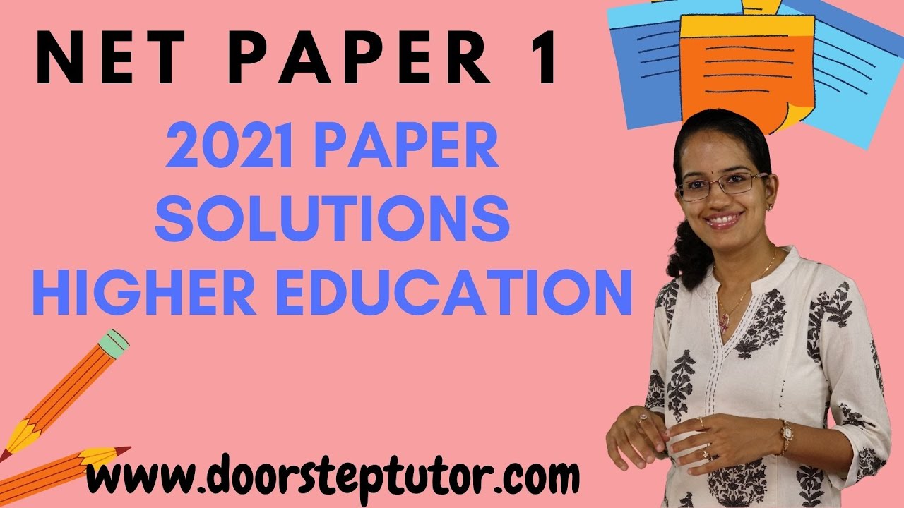 NET Paper 1 2021 Paper Solutions - Higher Education | NET JRF Questions ...