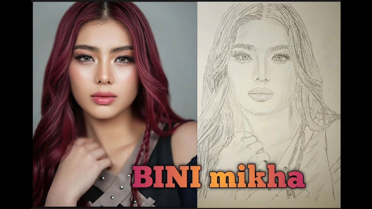 How to draw bini mikha | DexterCreations - YouTube